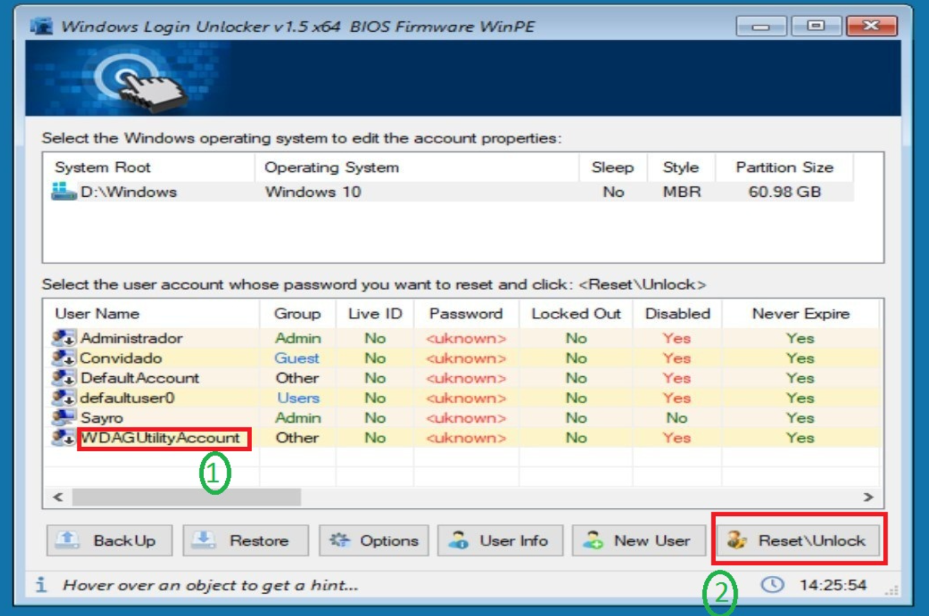 Windows Login Unlocker - Sayro Digital